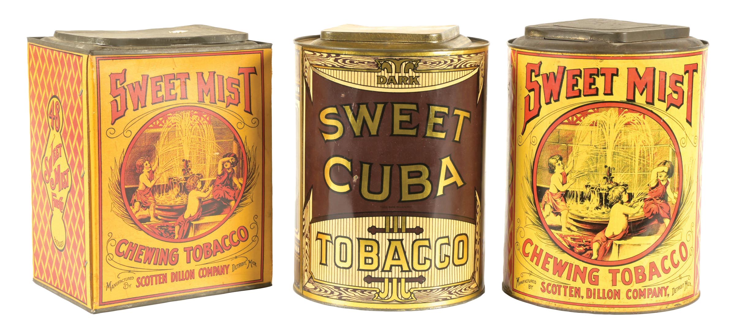 Lot Detail - COLLECTION OF 3 TOBACCO TINS